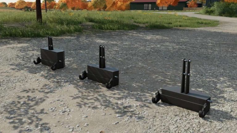 Roetterink Weight With Catch Hook v1.0 FS22 Mod | Farming Simulator 22 Mod