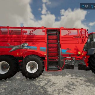 Ropa Tiger for beets, potatoes and sugar cane v1.1 FS22 Mod | Farming ...
