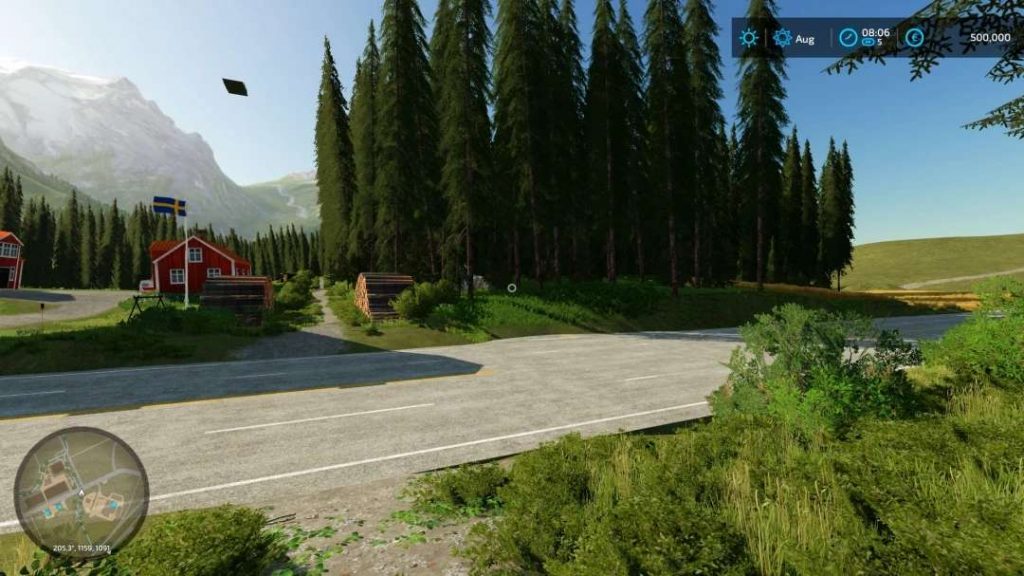 Sweden Small Forestry Test Map v1.0 FS22 Mod | Farming Simulator 22 Mod