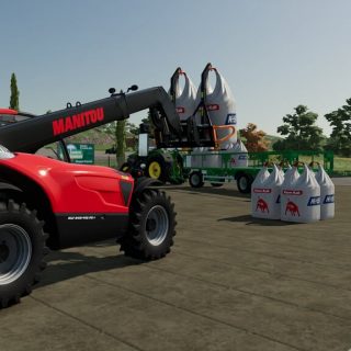 Telehandler Big Bag Lifter v1.0 FS22 Mod | Farming Simulator 22 Mod