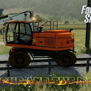 TEREX 140 4 ZW RAIL v1.0 FS22 Mod | Farming Simulator 22 Mod