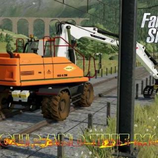 TEREX 140 4 ZW RAIL v1.0 FS22 Mod | Farming Simulator 22 Mod