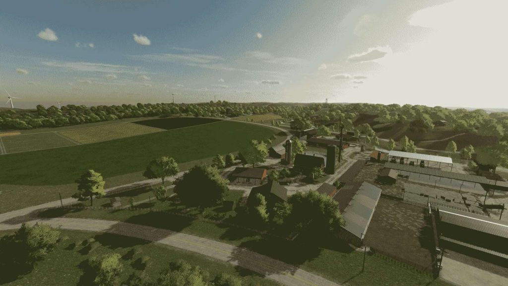 The Red Farm on Elmcreek (just updated mods) v2.1 FS22 Mod | Farming ...
