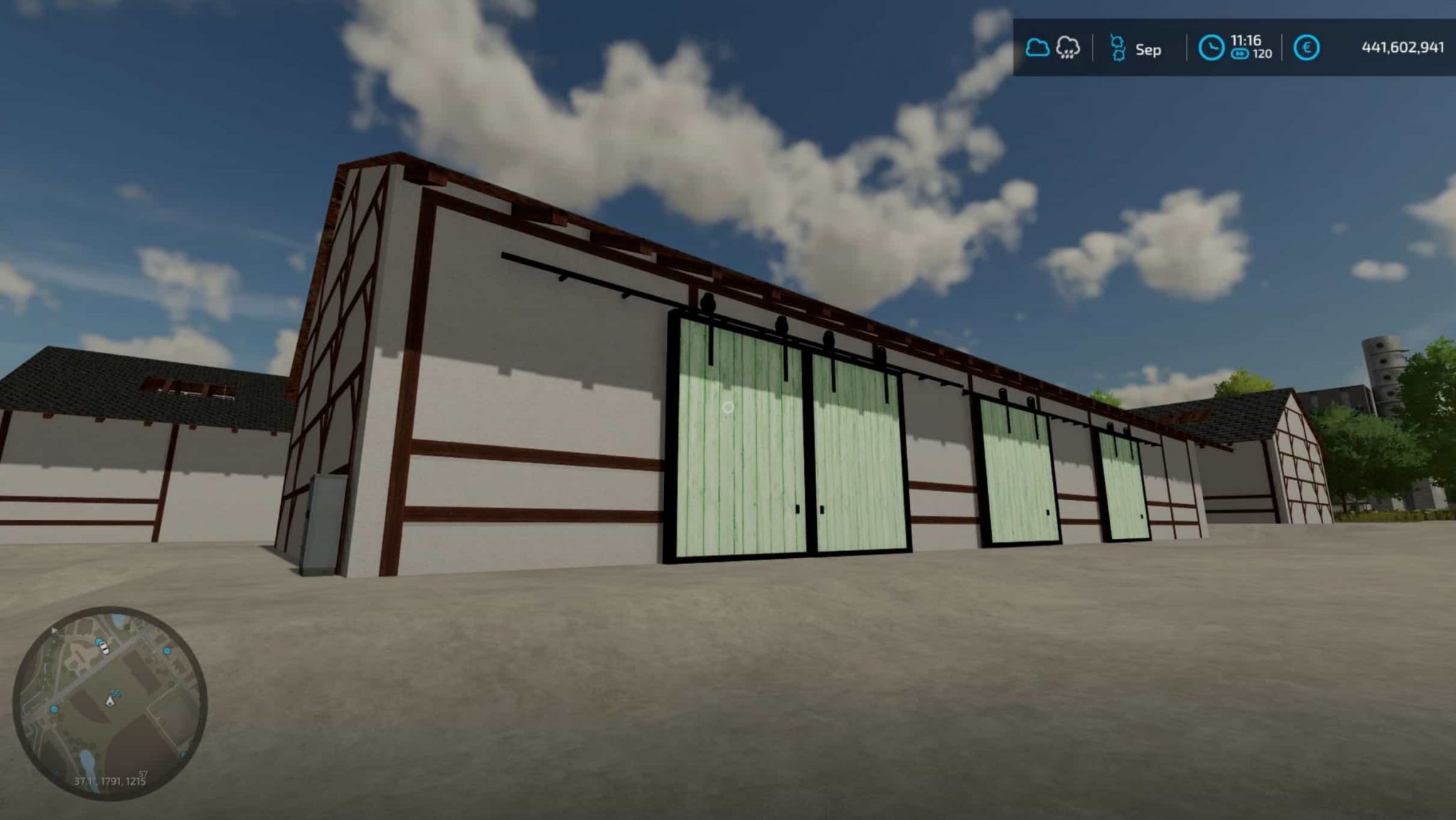 Various machine halls v1.0 FS22 Mod | Farming Simulator 22 Mod