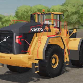 Volvo L-350H Mining Loader v1.0 FS22 Mod | Farming Simulator 22 Mod