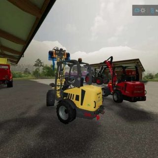 Wacker WL25e loader v1.0 FS22 Mod | Farming Simulator 22 Mod