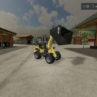 Wacker WL25e loader v1.0 FS22 Mod | Farming Simulator 22 Mod