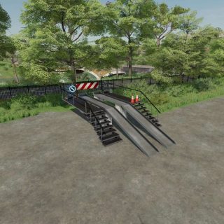 Workshop Ramp v1.0 FS22 Mod | Farming Simulator 22 Mod