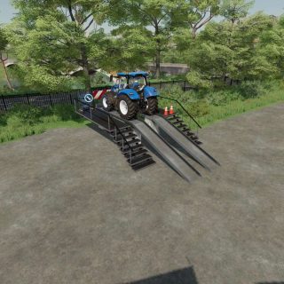 Workshop Ramp v1.0 FS22 Mod | Farming Simulator 22 Mod