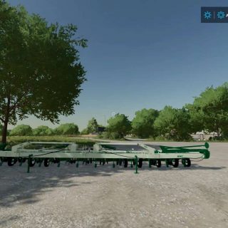12 Row Kmc Ripper Bedder Flex v1.0 FS22 Mod | Farming Simulator 22 Mod