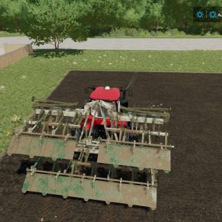 12 Row Kmc Ripper Bedder Flex v1.0 FS22 Mod | Farming Simulator 22 Mod