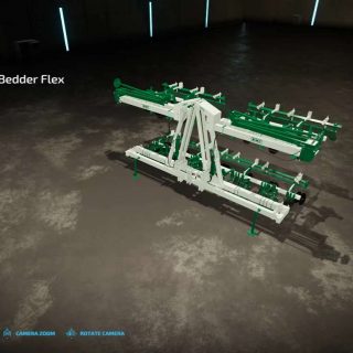 12 Row Kmc Ripper Bedder Flex v1.0 FS22 Mod | Farming Simulator 22 Mod