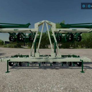 12 Row Kmc Ripper Bedder Flex v1.0 FS22 Mod | Farming Simulator 22 Mod