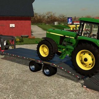 20Ft Gooseneck Trailer v1.0 FS22 Mod | Farming Simulator 22 Mod