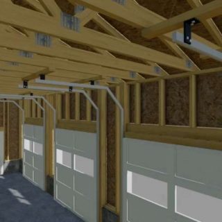3 Car Garage v1.0 FS22 Mod | Farming Simulator 22 Mod