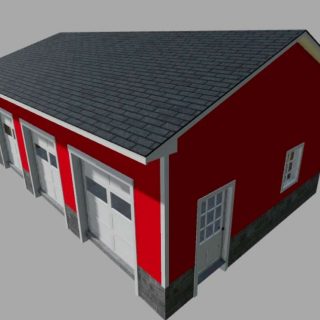 3 Car Garage v1.0 FS22 Mod | Farming Simulator 22 Mod