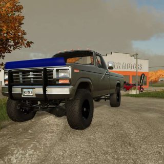84 Ford F250 Farm Truck v1.0 FS22 Mod | Farming Simulator 22 Mod