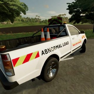 Abnormal Load Escort Pickup v1.0 FS22 Mod | Farming Simulator 22 Mod