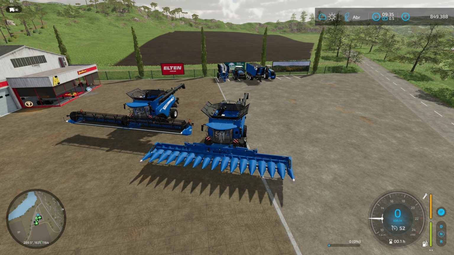 FORD SCORPION F740 Harvester Pack V1.0 FS22 Mod | Farming Simulator 22 Mod