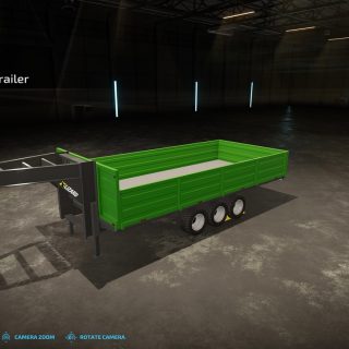 Gooseneck Pallet Trailer Autoload v1.0 FS22 Mod | Farming Simulator 22 Mod