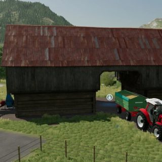 HAY STORAGE WITH BALE ACCEPTANCE V1.0 FS22 Mod | Farming Simulator 22 Mod
