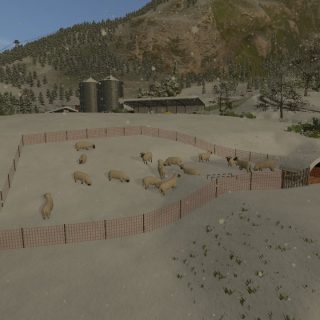 Homemade sheep pen V1.0 FS22 Mod | Farming Simulator 22 Mod