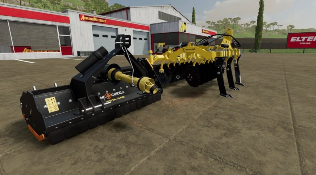 Larger olive and grapes Mulcher and cultivater V1.0 FS22 Mod | Farming ...