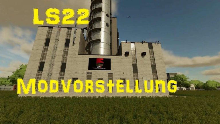 Oil mill by Eiks v1.0 FS22 Mod | Farming Simulator 22 Mod
