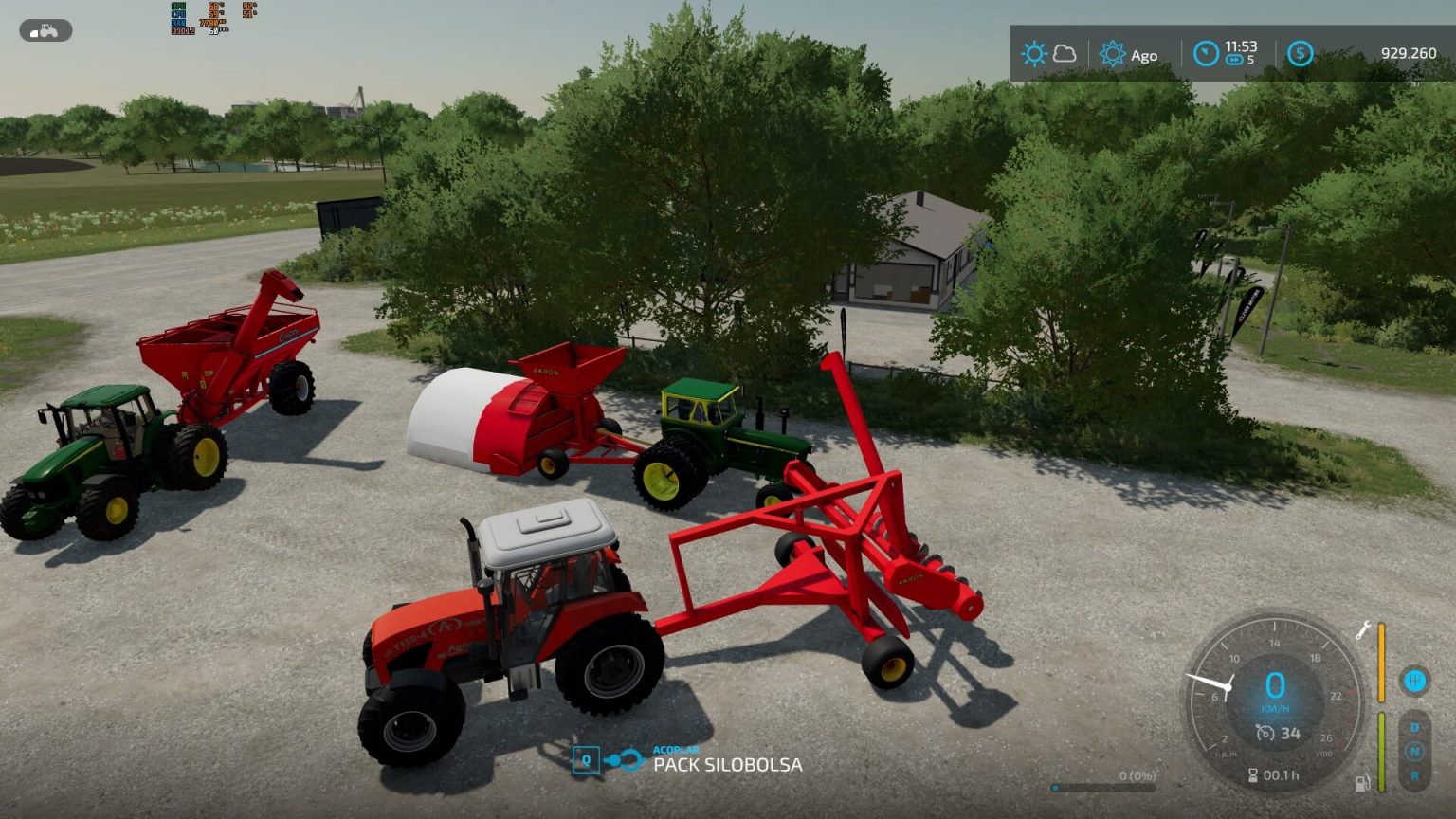 Silo Bag Bagger and Extractor V1.0 FS22 Mod | Farming Simulator 22 Mod