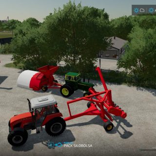Silo Bag Bagger and Extractor V1.0 FS22 Mod | Farming Simulator 22 Mod