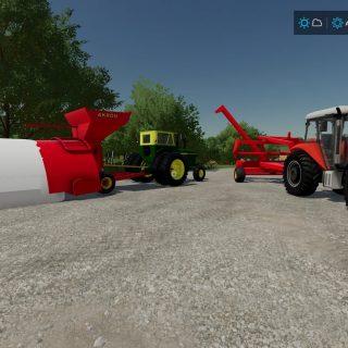 Silo Bag Bagger and Extractor V1.0 FS22 Mod | Farming Simulator 22 Mod