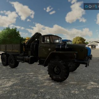 URAL 4320-60 Manipulator v1.0 FS22 Mod | Farming Simulator 22 Mod