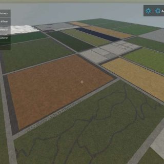 AK_Farmland flache 4fach Map V1.2 FS22 Mod | Farming Simulator 22 Mod