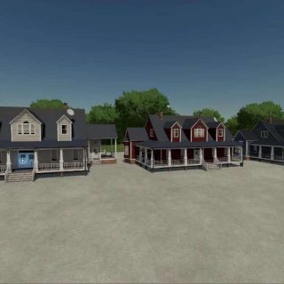 American Farm Buildings Pack Beta v0.8 FS22 Mod | Farming Simulator 22 Mod