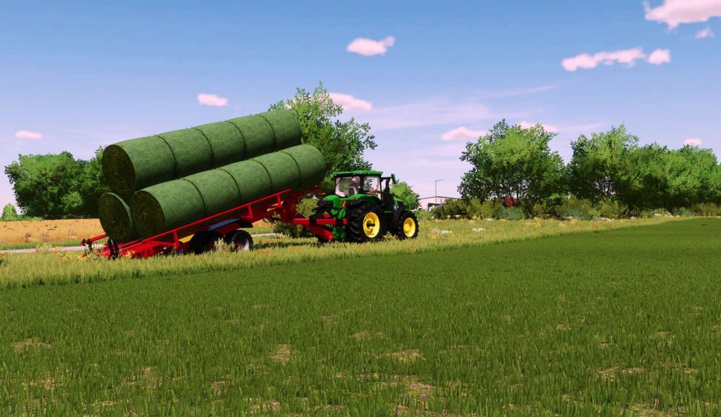 Anderson RBM2000 Bale Wagon v1.0 FS22 Mod | Farming Simulator 22 Mod
