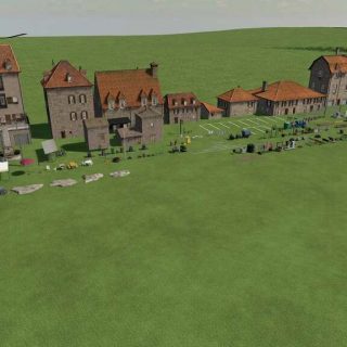 Big Deco Pack (Prefab*) v1.0 FS22 Mod | Farming Simulator 22 Mod