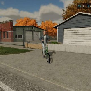 Camping bicycle v1.0 FS22 Mod | Farming Simulator 22 Mod