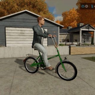 Camping bicycle v1.0 FS22 Mod | Farming Simulator 22 Mod