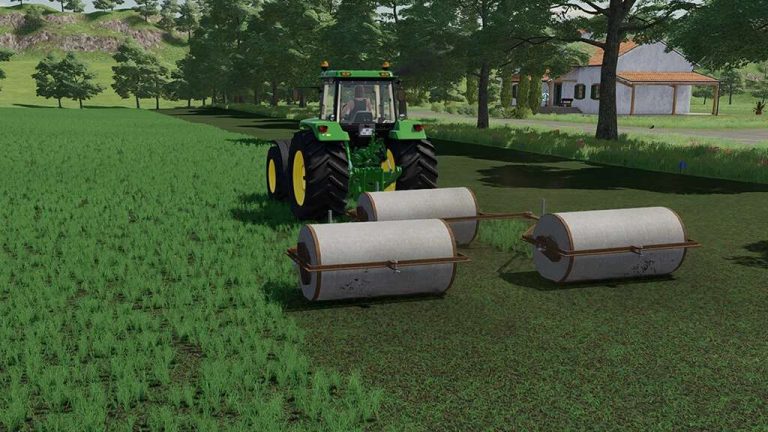 Concrete Rollers Pack v1.0 FS22 Mod | Farming Simulator 22 Mod