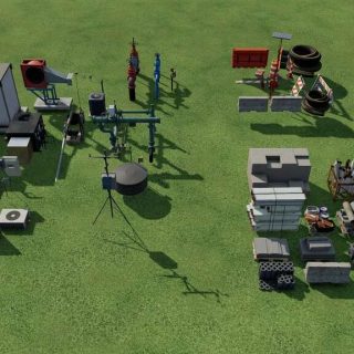 Decoration package (Prefab) v1.0 FS22 Mod | Farming Simulator 22 Mod