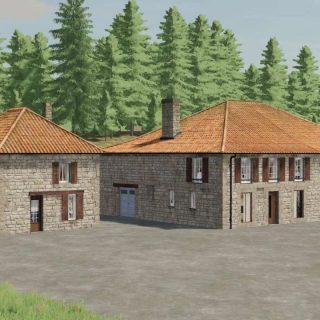 Decorative Houses v1.0 FS22 Mod | Farming Simulator 22 Mod