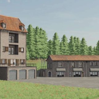 Decorative Houses v1.0 FS22 Mod | Farming Simulator 22 Mod