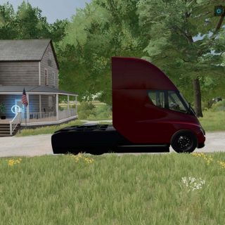 EDM Tesla Semi Truck v1.0 FS22 Mod | Farming Simulator 22 Mod