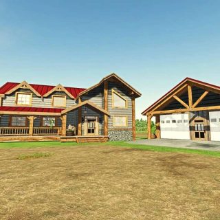 Elk Mountain Ranch House (Color selectable) v1.0.0.3 FS22 Mod | Farming ...