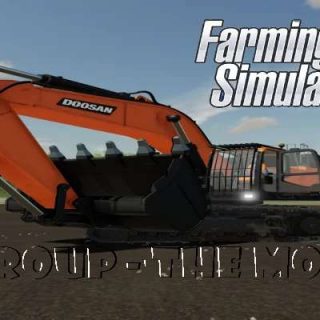 EXCAVATRICE DOOSAN 120T v1.0 FS22 Mod | Farming Simulator 22 Mod
