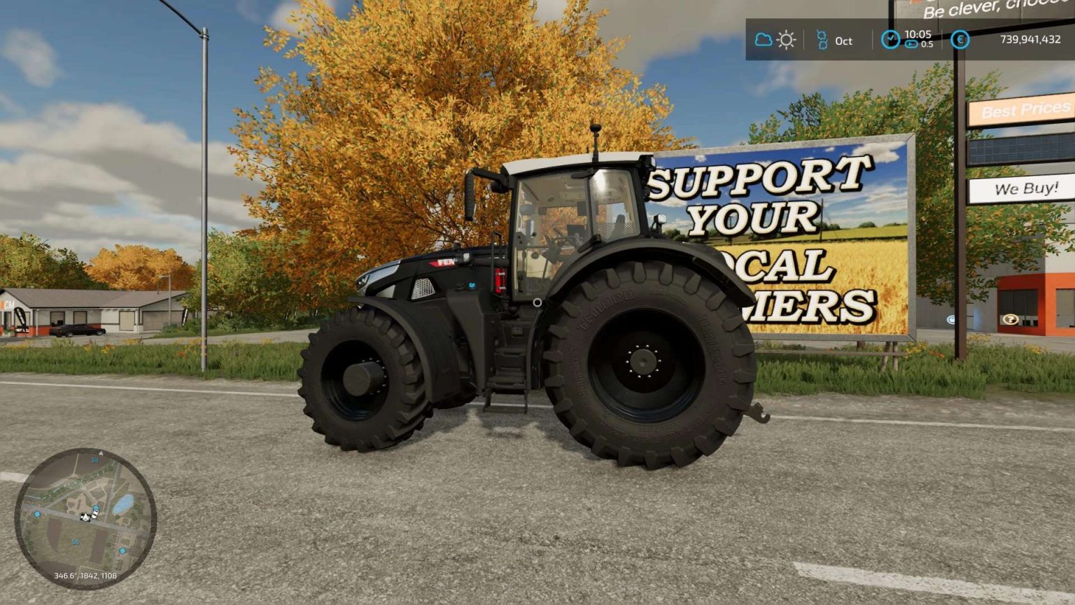 Fendt Black Beauty v2.0.0.0beta FS22 Mod | Farming Simulator 22 Mod
