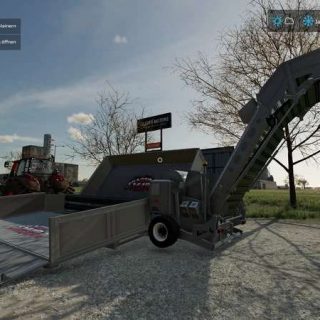 Fliegl Overloading Station v1.0 FS22 Mod | Farming Simulator 22 Mod