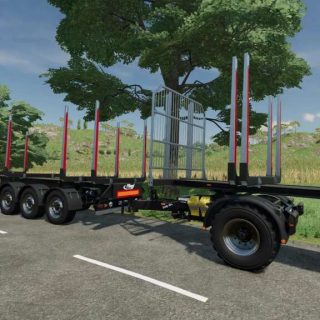 Fliegl Timber Runner Autoload Wood v1.0 FS22 Mod | Farming Simulator 22 Mod