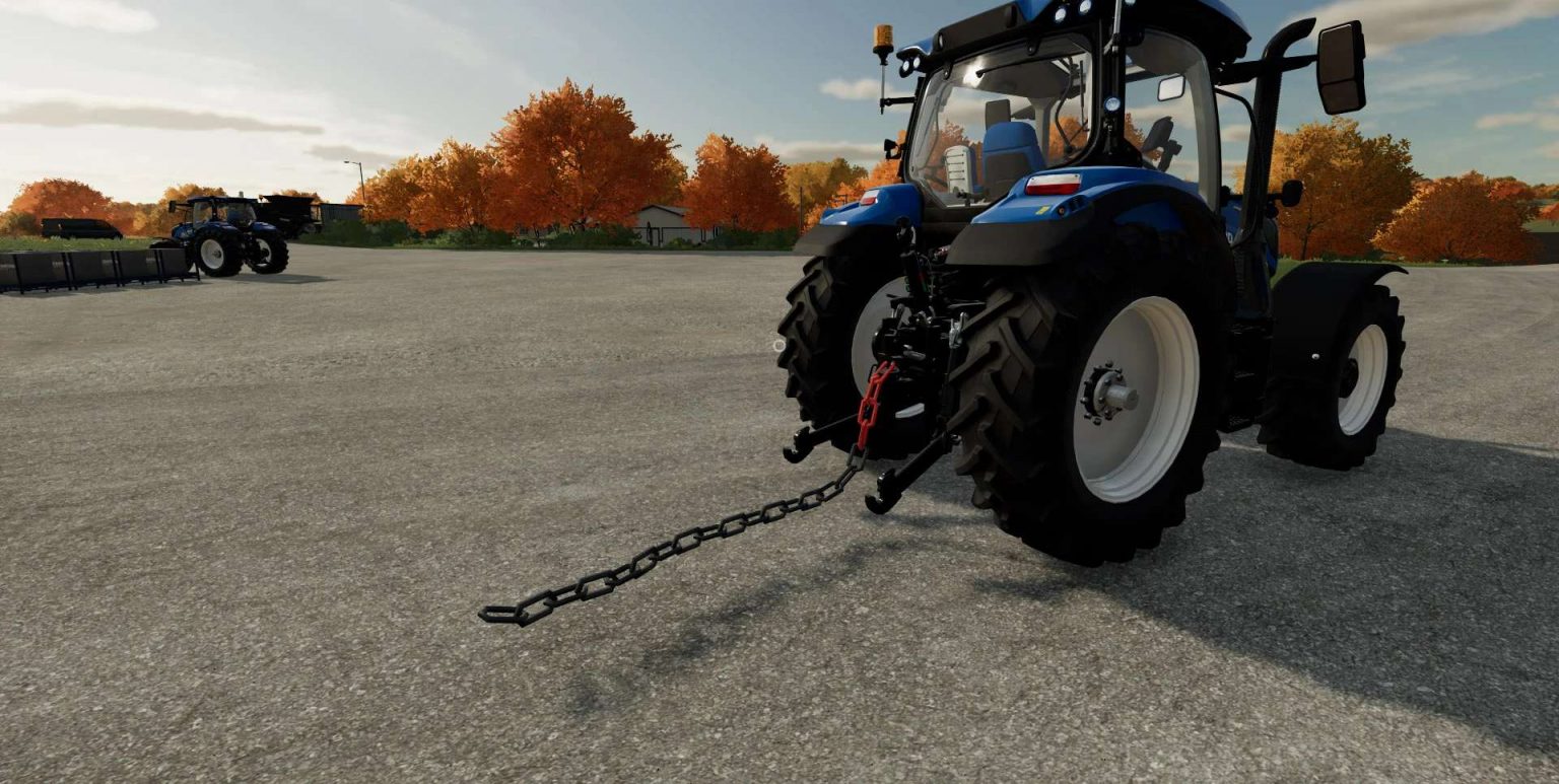 Towing Chain v1.0 FS22 Mod | Farming Simulator 22 Mod