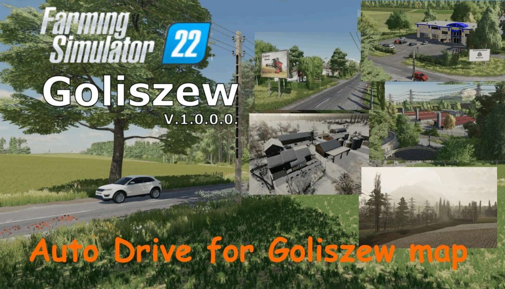 Goliszew AutoDrive v1.0 FS22 Mod | Farming Simulator 22 Mod